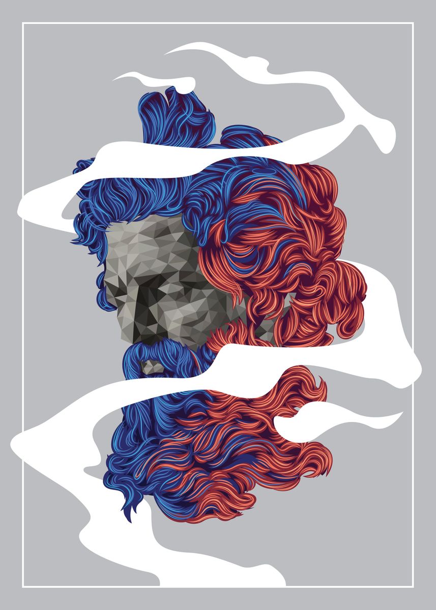 'Zeus' Poster by Wherdy Adorio | Displate