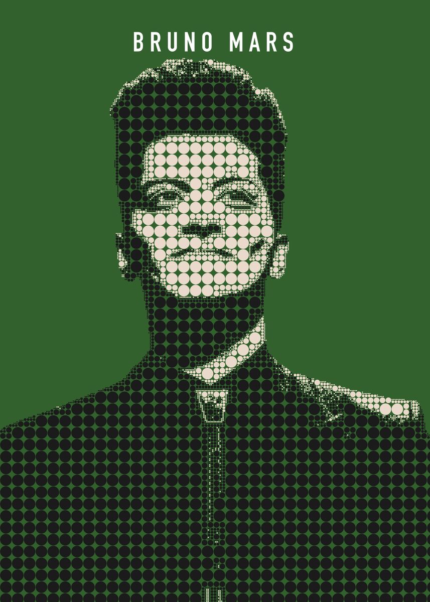 'bruno mars' Poster, picture, metal print, paint by Bestselling Music ...