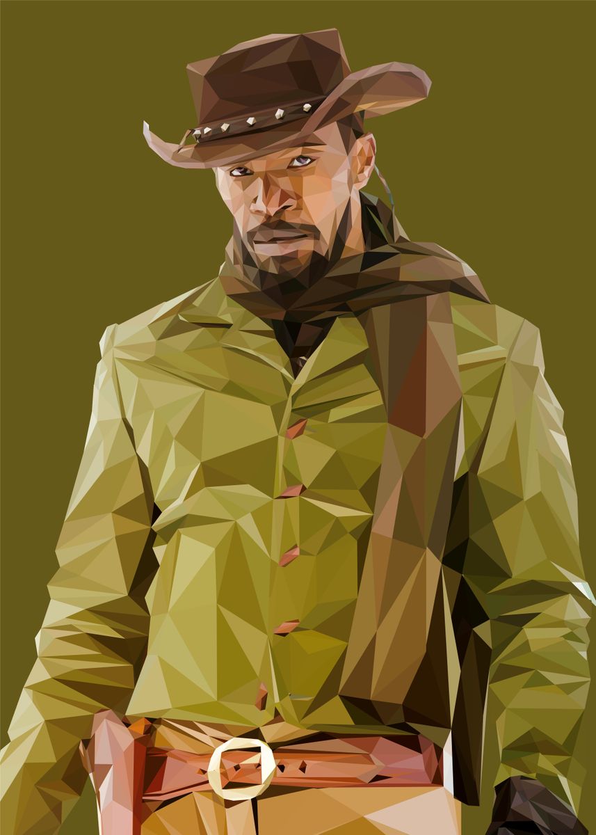 Django Unchained' Poster By Clint Horvath Displate
