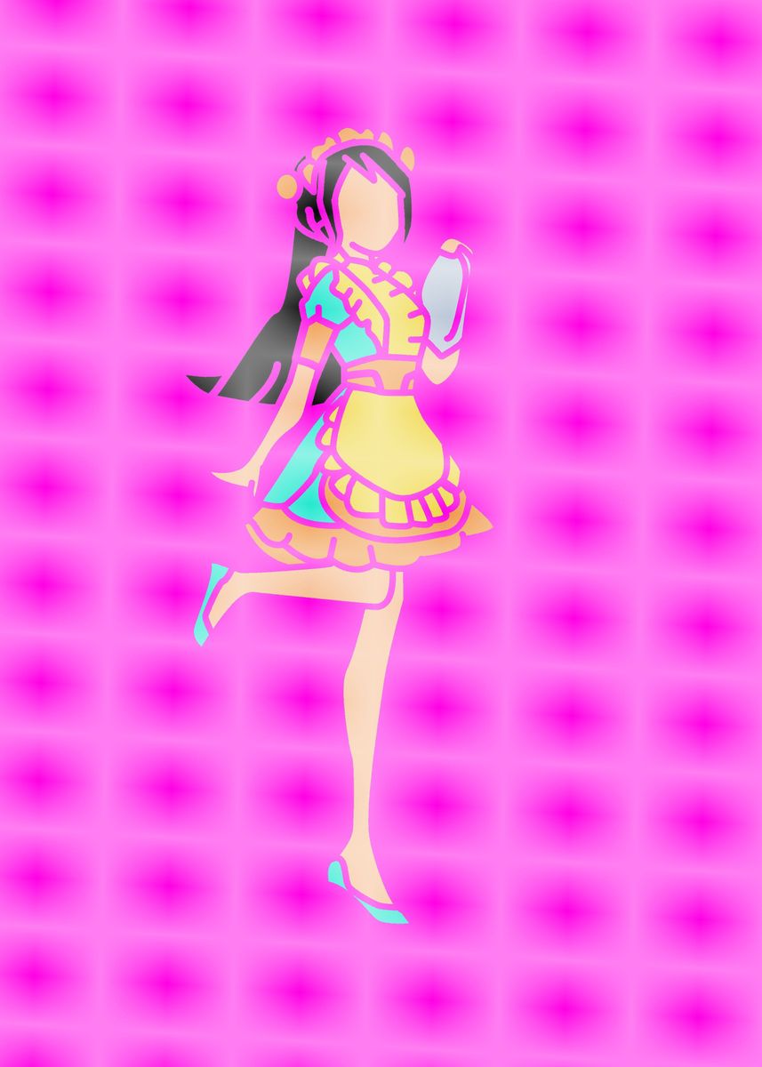 'maid ' Poster, picture, metal print, paint by Lindorf Temotio | Displate