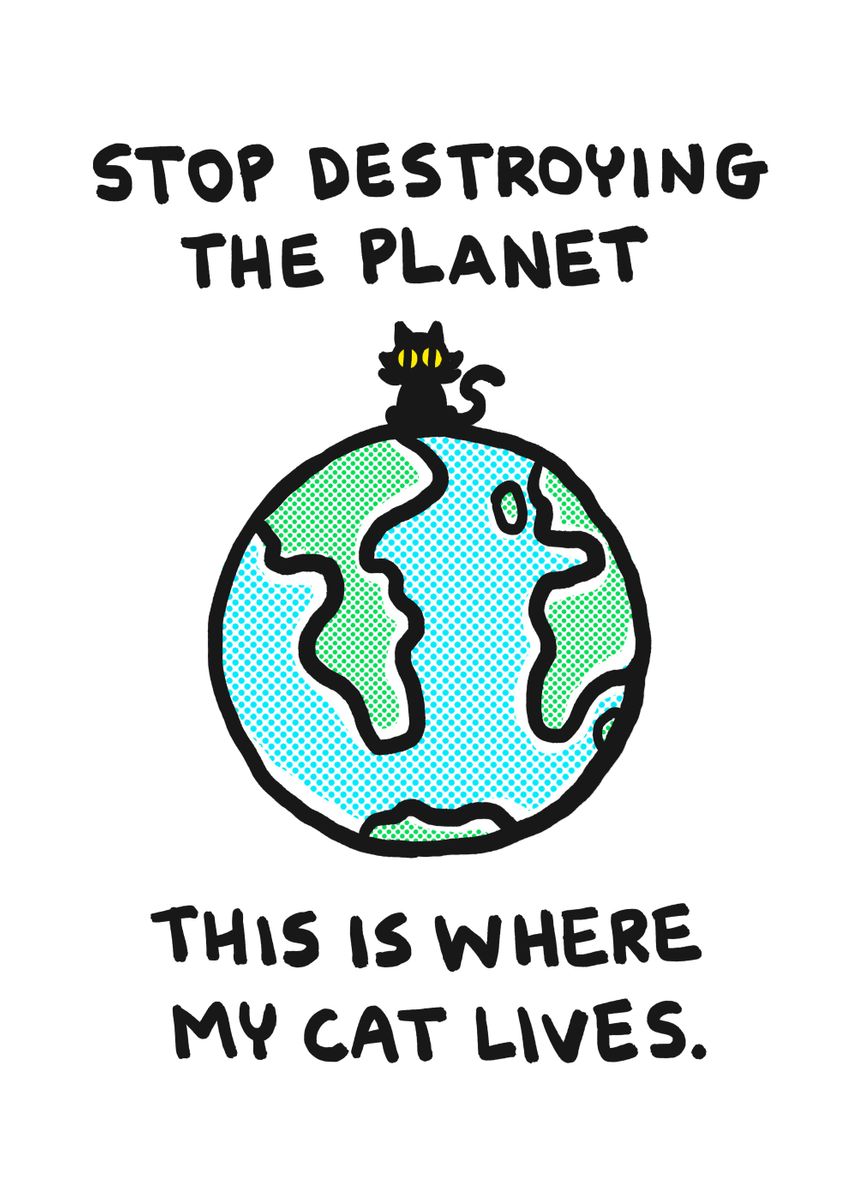 'Just stop' Poster, picture, metal print, paint by Rodrigo Ferreira ...