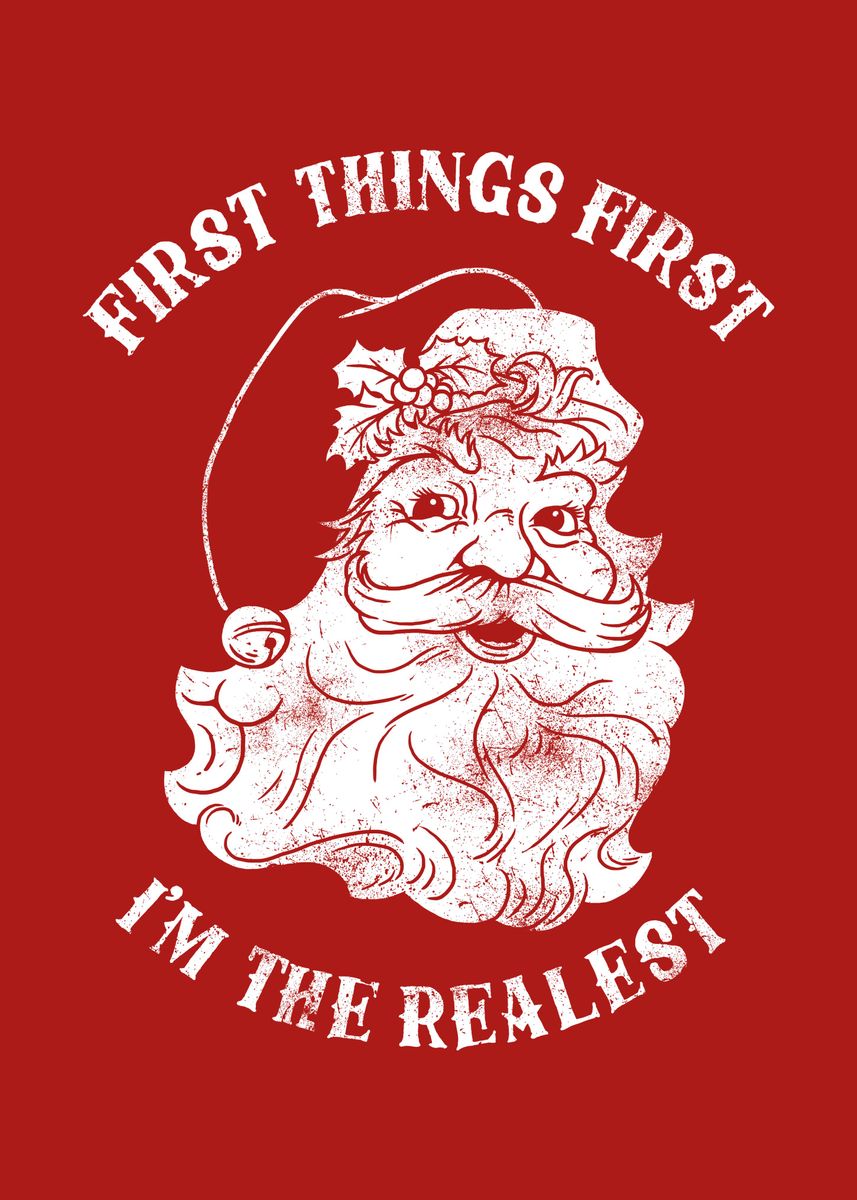 'First Things First' Poster, picture, metal print, paint by Yipptee ...