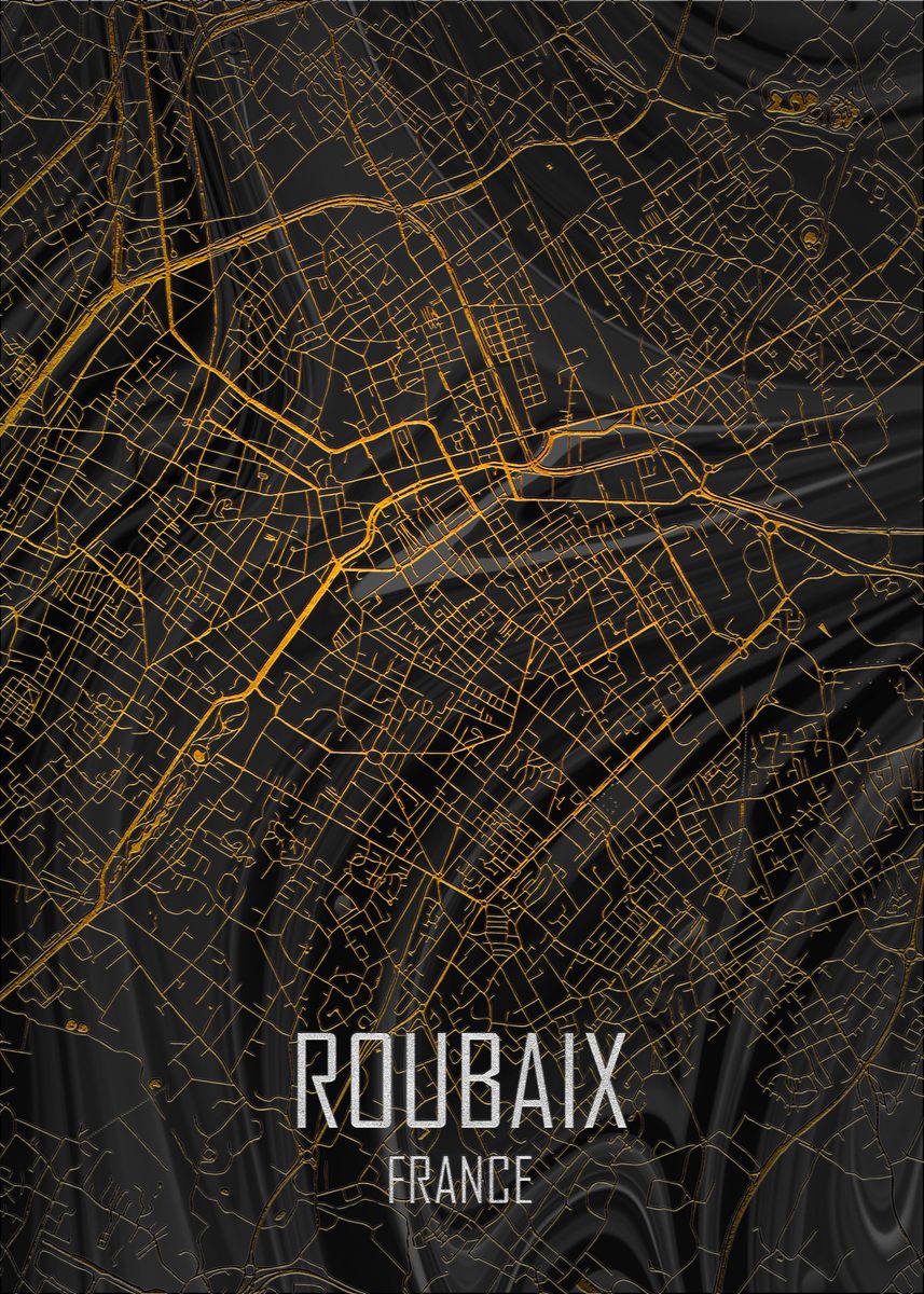'Roubaix France' Poster by Coconut Sorbet | Displate
