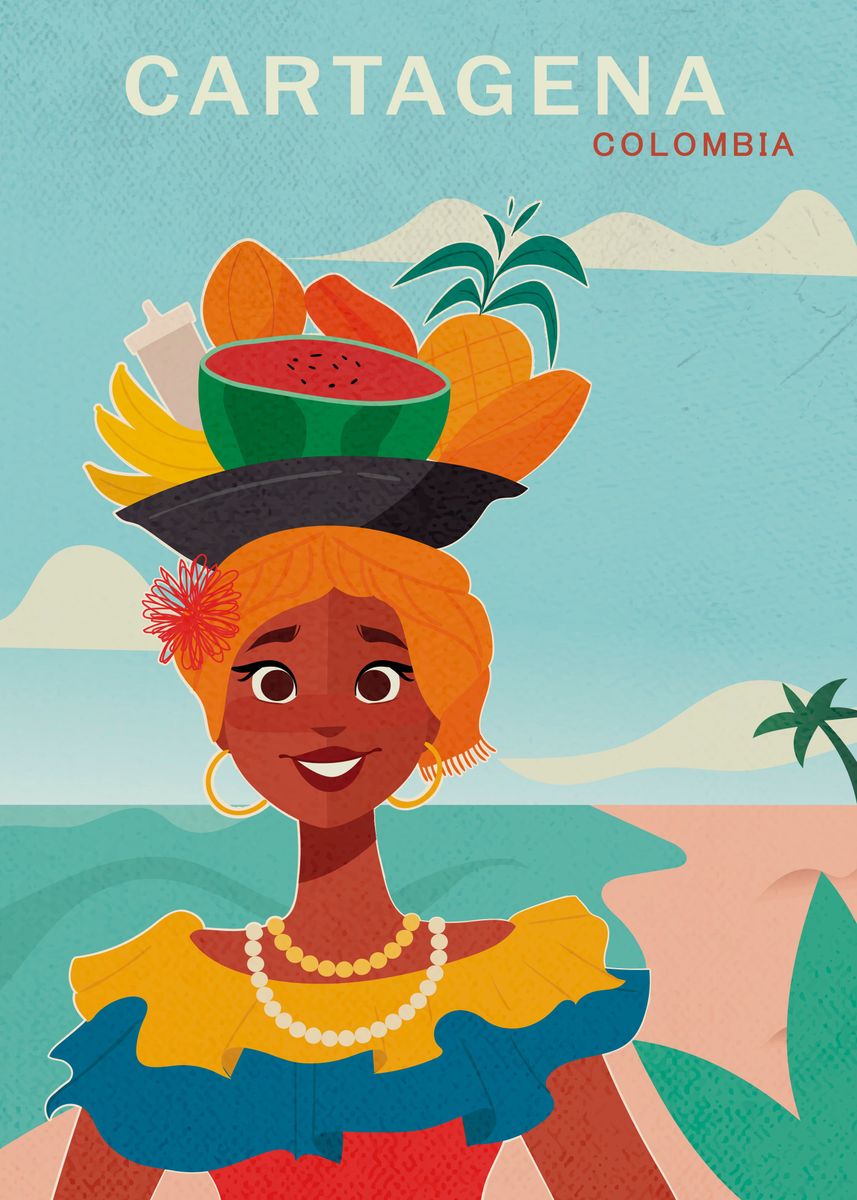 'Cartagena' Poster by Paul C. Lane | Displate