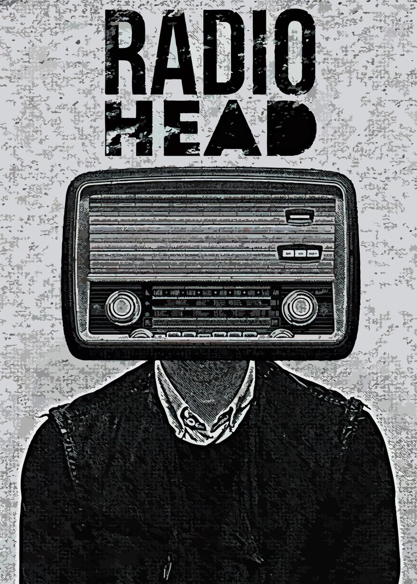 'Radiohead' Poster, picture, metal print, paint by Veronica Swan | Displate