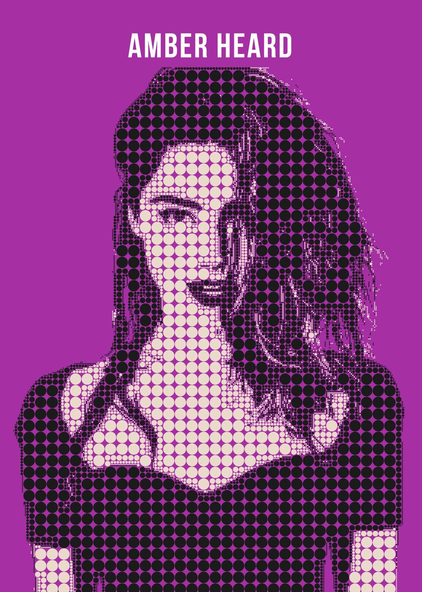 'Amber heard' Poster, picture, metal print, paint by Trending Awesome ...