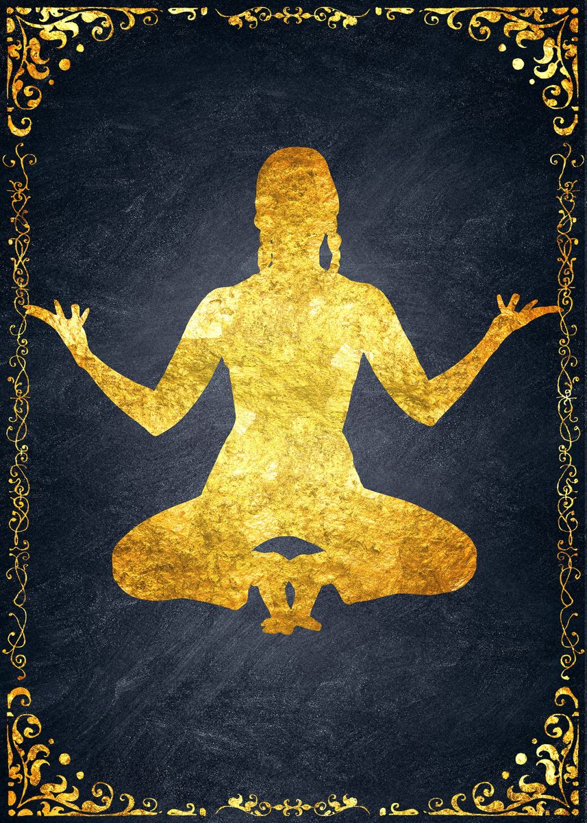 'Meditate' Poster, picture, metal print, paint by SplashDesign | Displate