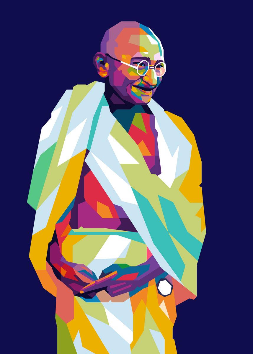 'Mahatma Gandhi' Poster by Ananda Praj | Displate