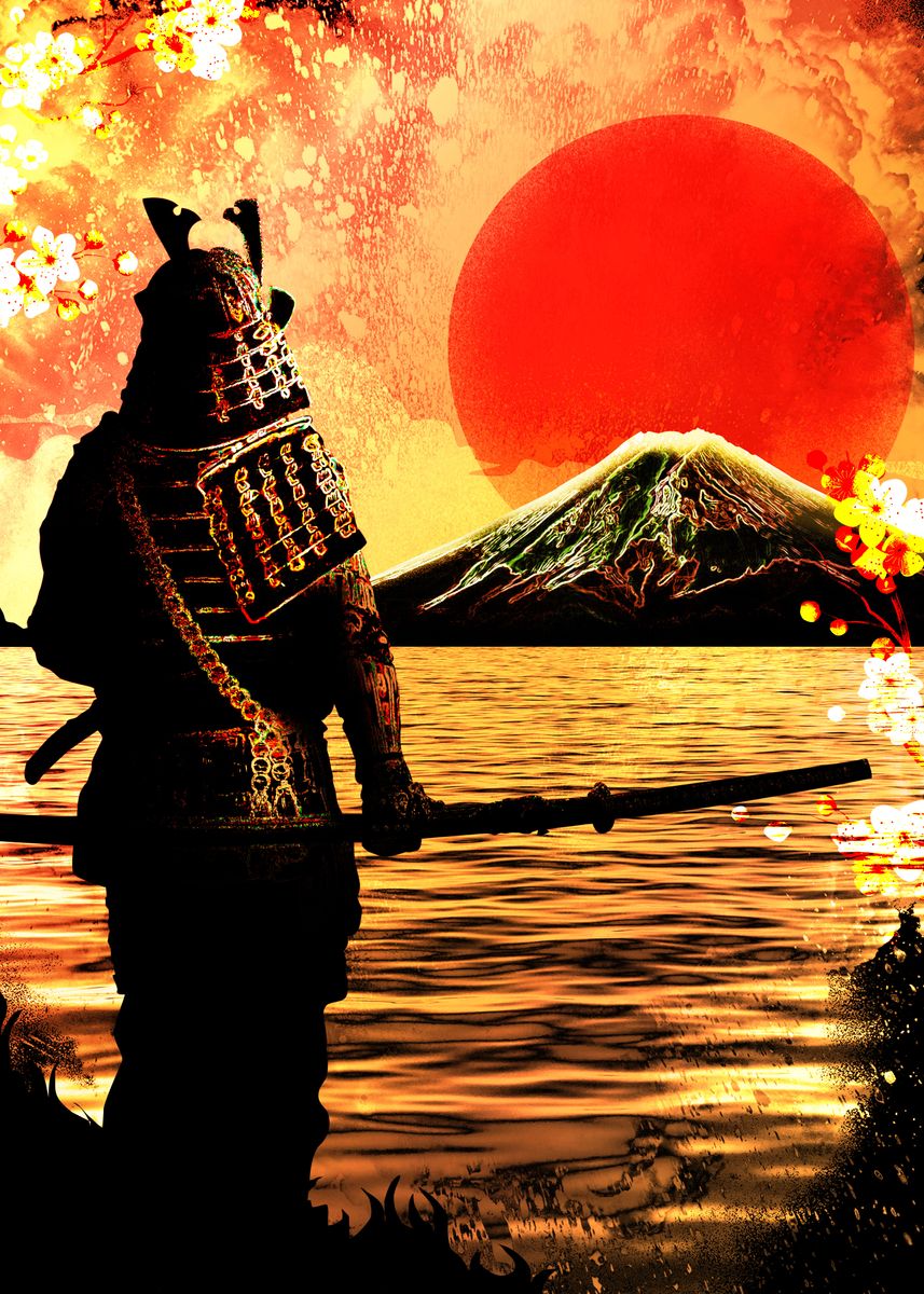 'Soul of the Samurai' Poster, picture, metal print, paint by Donnie ...