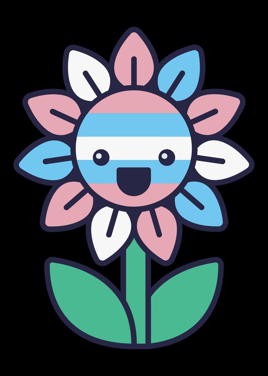 'Transgender Trans Plant' Poster, picture, metal print, paint by ...