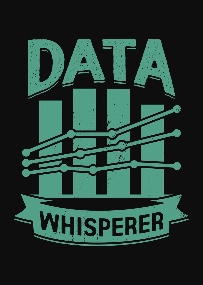 'Data Whisperer' Poster, picture, metal print, paint by Marcel Doll ...