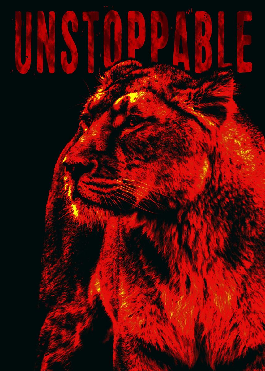 'Unstoppable' Poster, picture, metal print, paint by D Aym | Displate