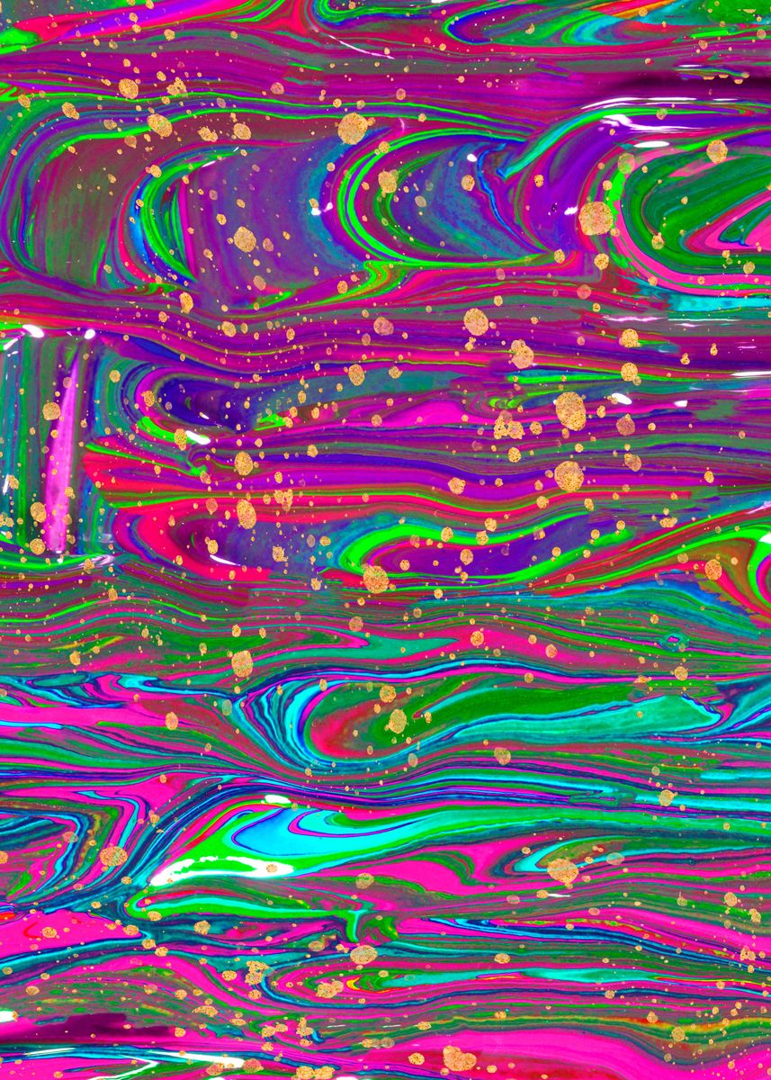 'Neon Storm' Poster by millenia hexe | Displate