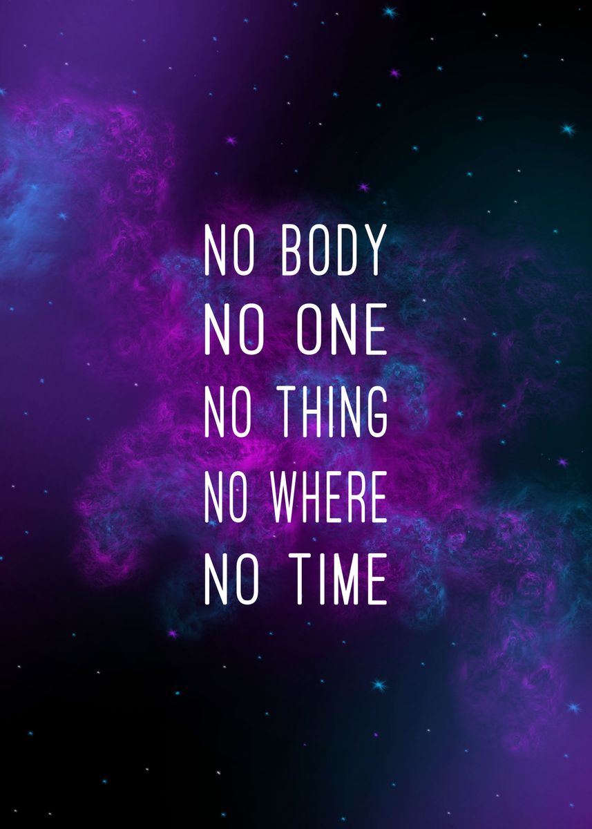 'Become no body' Poster, picture, metal print, paint by millenia hexe ...