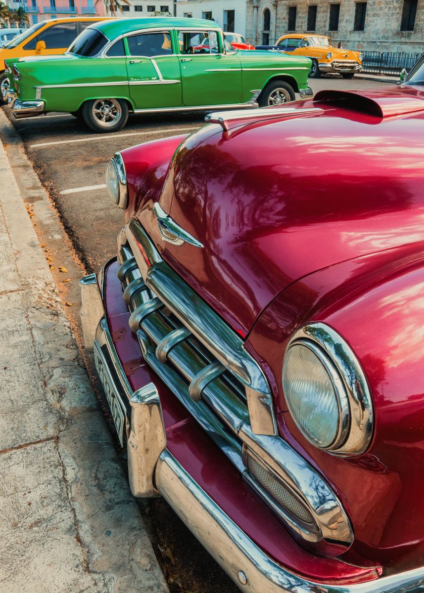 'Colored cars' Poster, picture, metal print, paint by Roberto Agostini ...