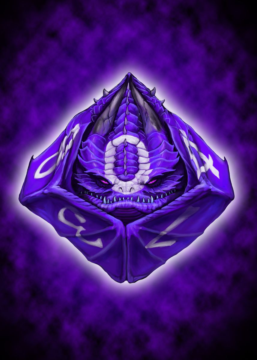 'D10 Dragon Dice' Poster, picture, metal print, paint by Stanley ...