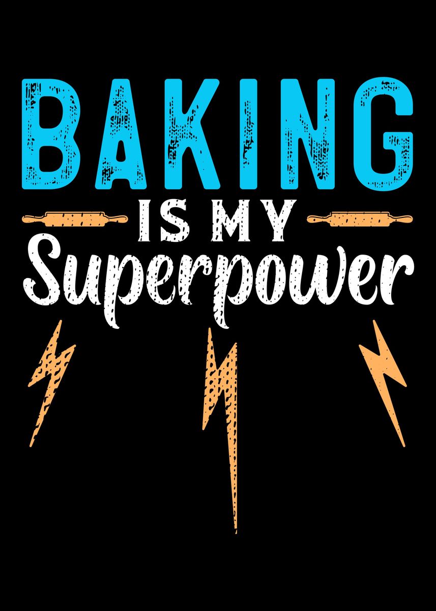 'Baker Baking Bakery Bake' Poster by Christian Mueller | Displate