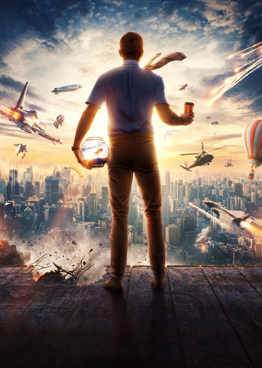 'The Free Guy Artwork' Poster, picture, metal print, paint by SALOX ...