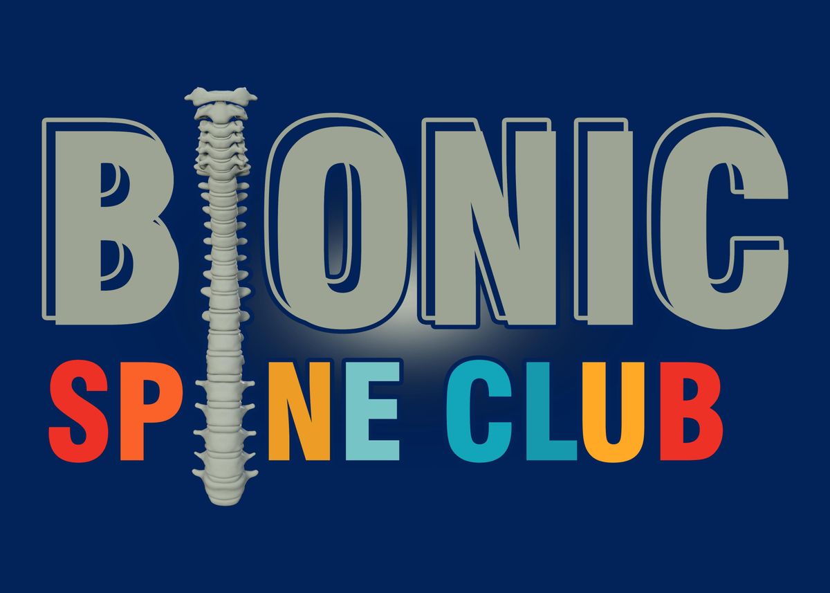 'Bionic Spine Club' Poster by PiolettaArt | Displate