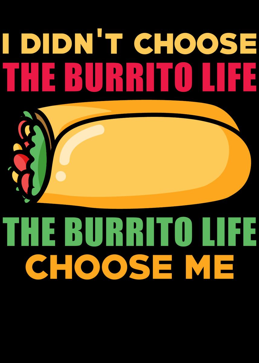 'Burrito' Poster by schmugo | Displate