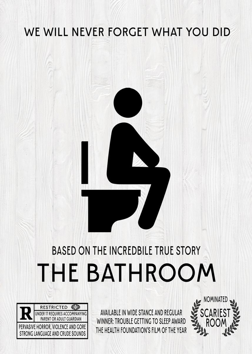 'Toilet' Poster, picture, metal print, paint by Kenny Studio | Displate