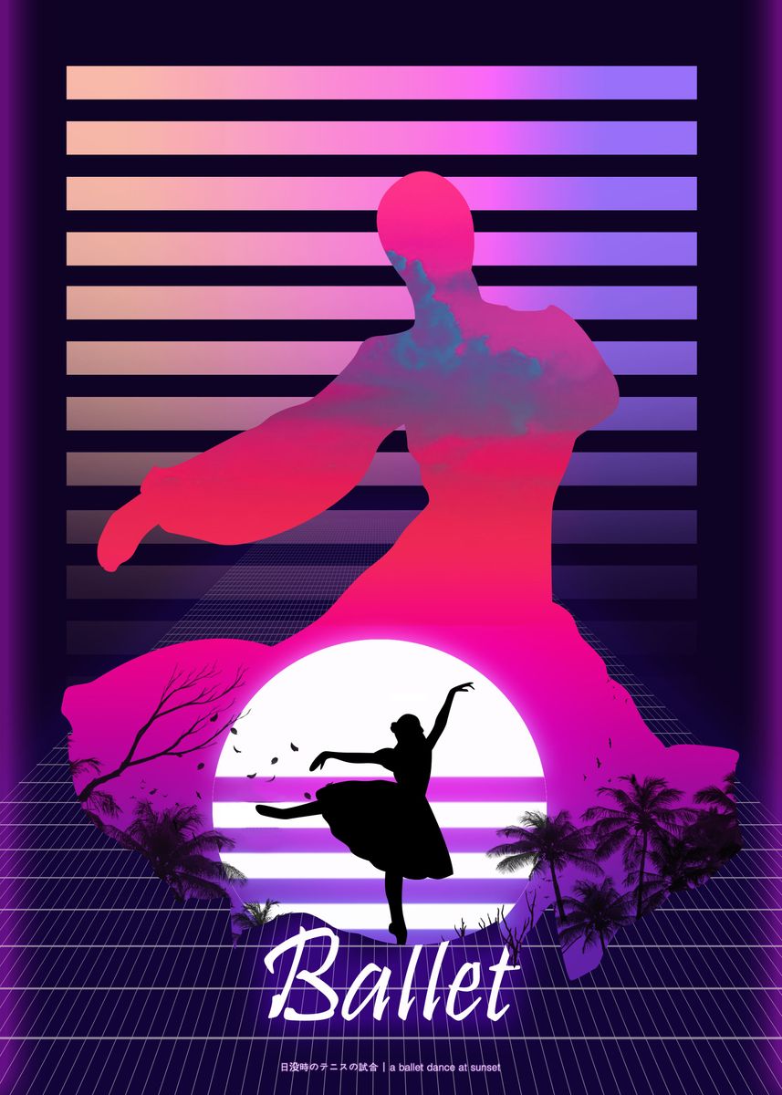 'Ballet dance' Poster, picture, metal print, paint by Aliigal Artwork ...
