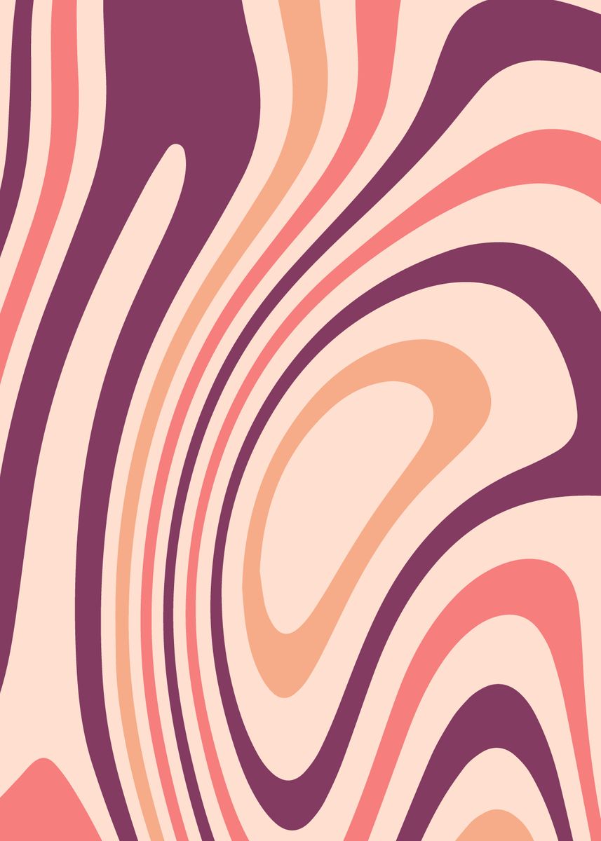 'Liquid Swirl Abstract 3' Poster by 84PixelDesign | Displate