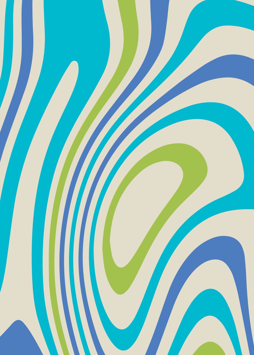 'Liquid Swirl Abstract 8' Poster, picture, metal print, paint by ...