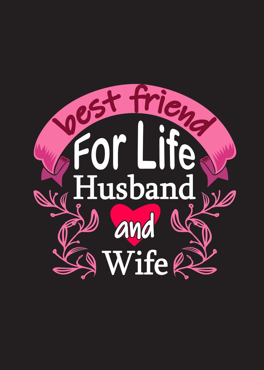 'Best Friend Couple' Poster, picture, metal print, paint by Beone ...