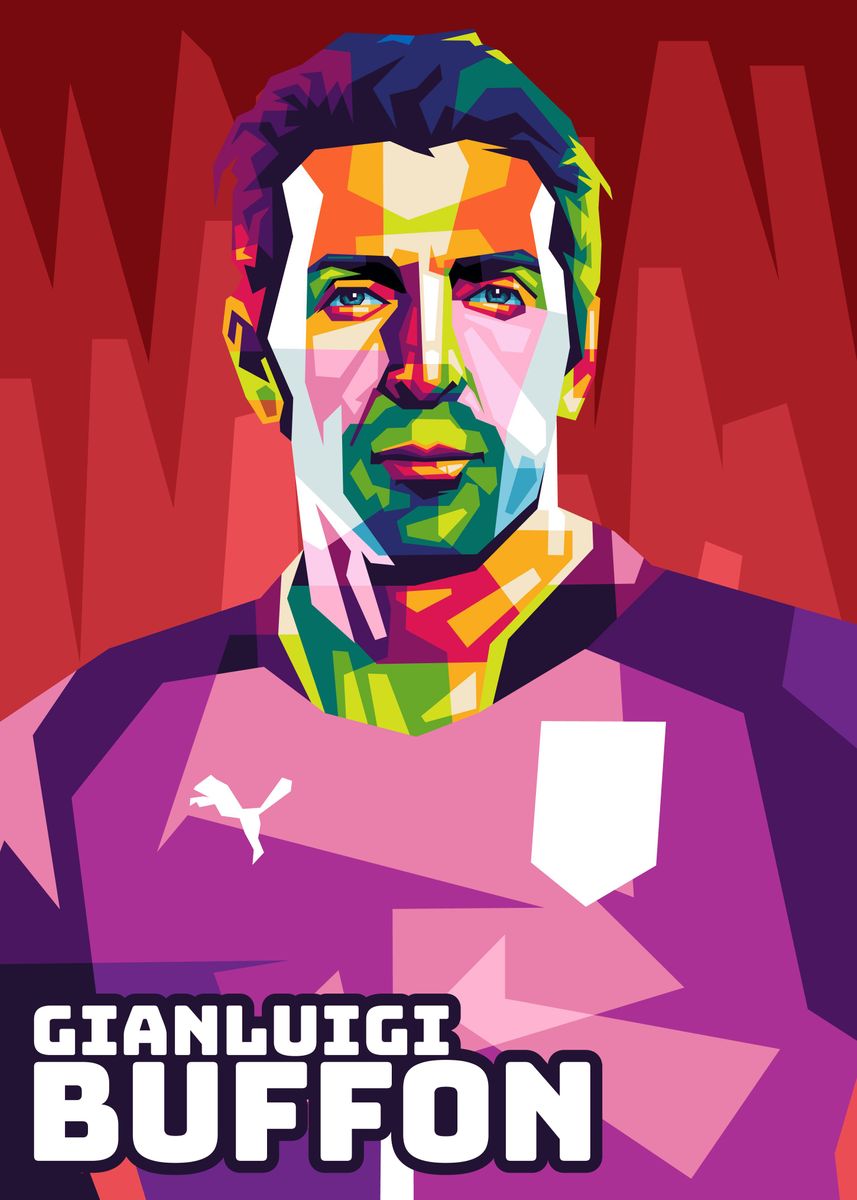 'Gianluigi Buffon' Poster by Zull | Displate