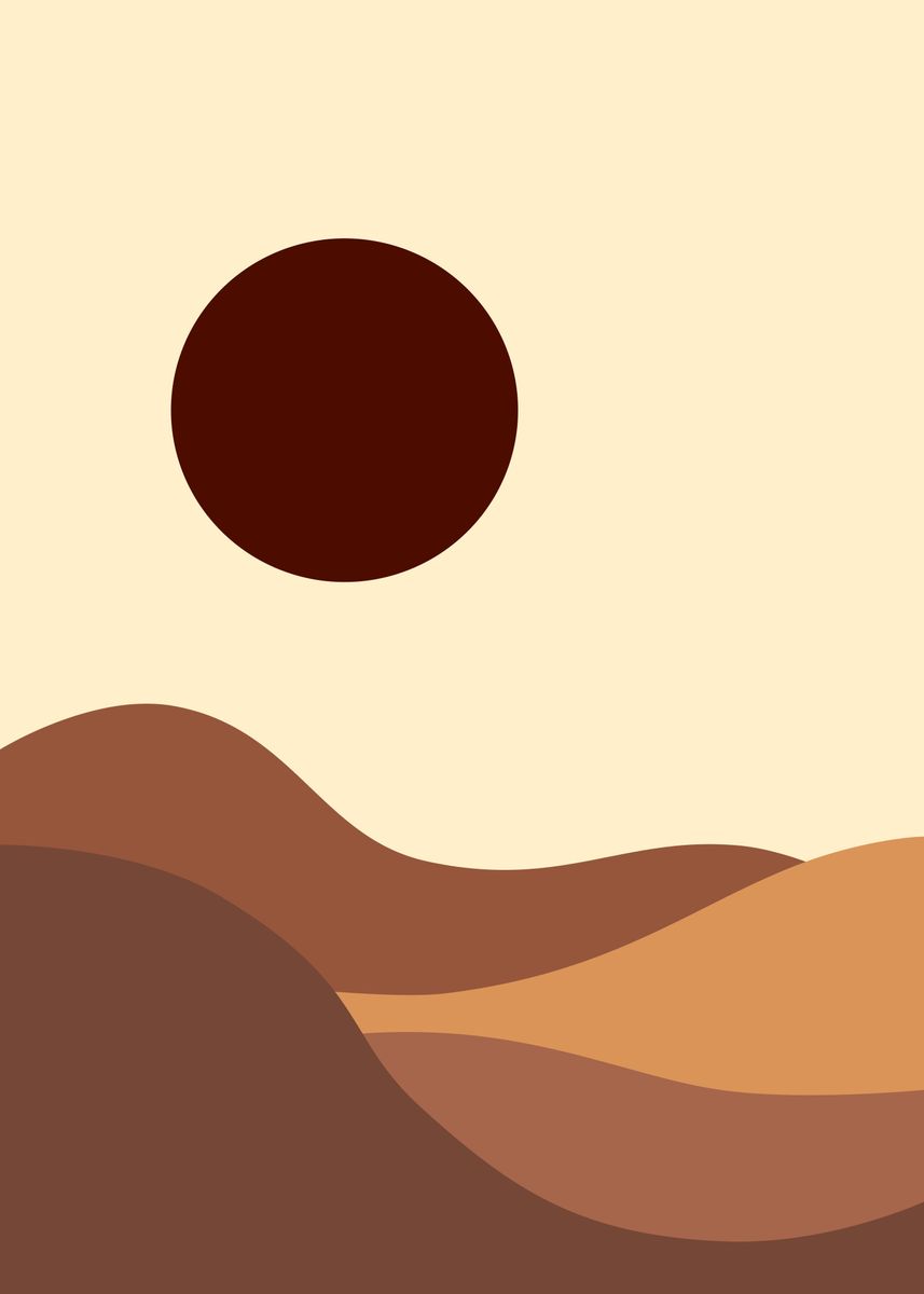 'abstract art in morning' Poster by Tio Dwiyanto ST | Displate