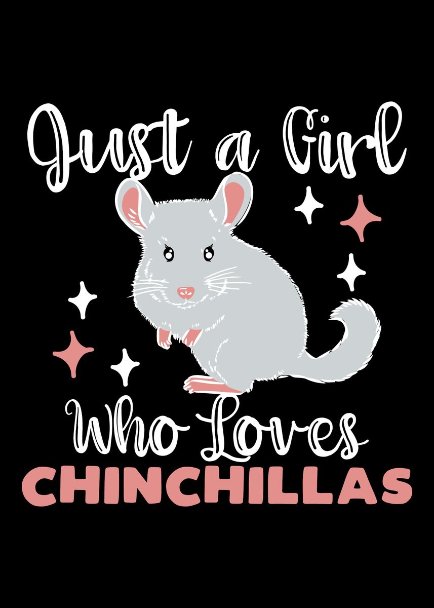 'Chinchilla' Poster, picture, metal print, paint by CrazySquirrel ...