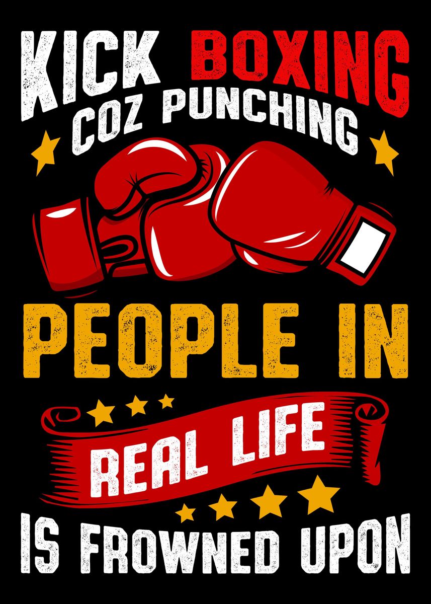 'Kickboxing' Poster by Hexor | Displate