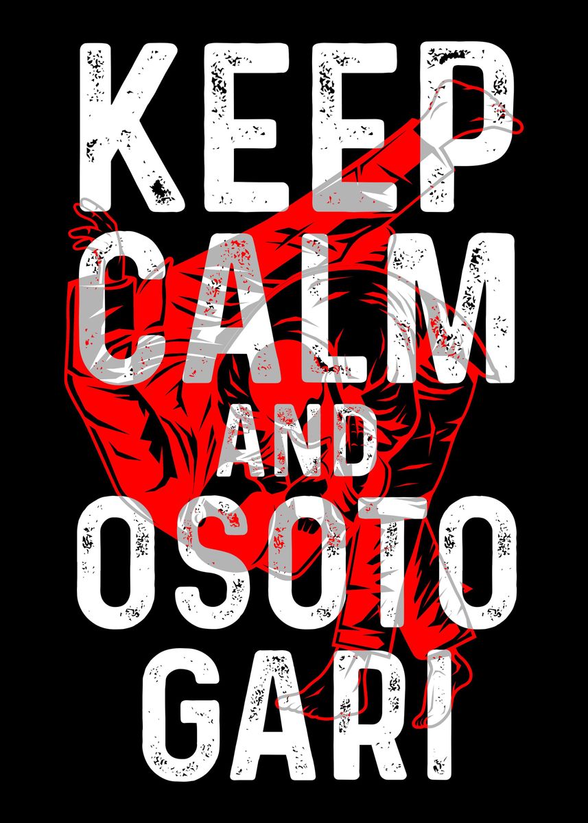 'Judo Martial Art' Poster, picture, metal print, paint by Hexor | Displate