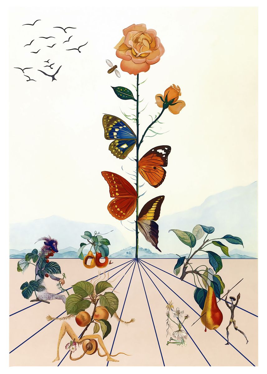 'Dali' Poster, picture, metal print, paint by Monasta | Displate