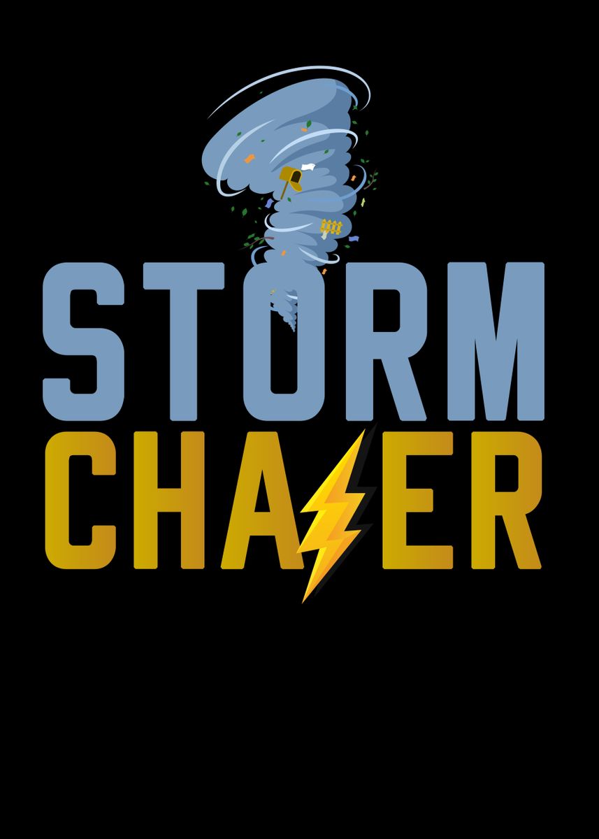'Storm Chasers' Poster, picture, metal print, paint by ZS C O M M E R C ...