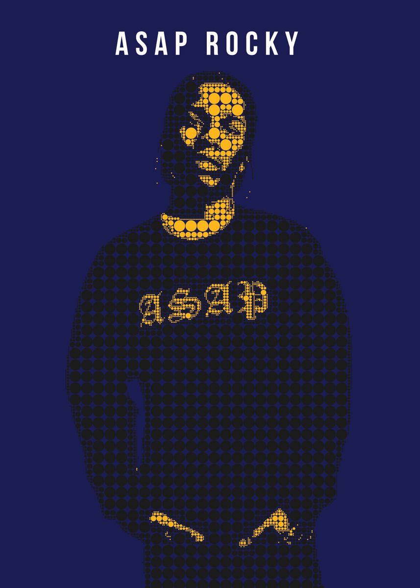 'Asap Rocky' Poster, picture, metal print, paint by Bestselling cool ...