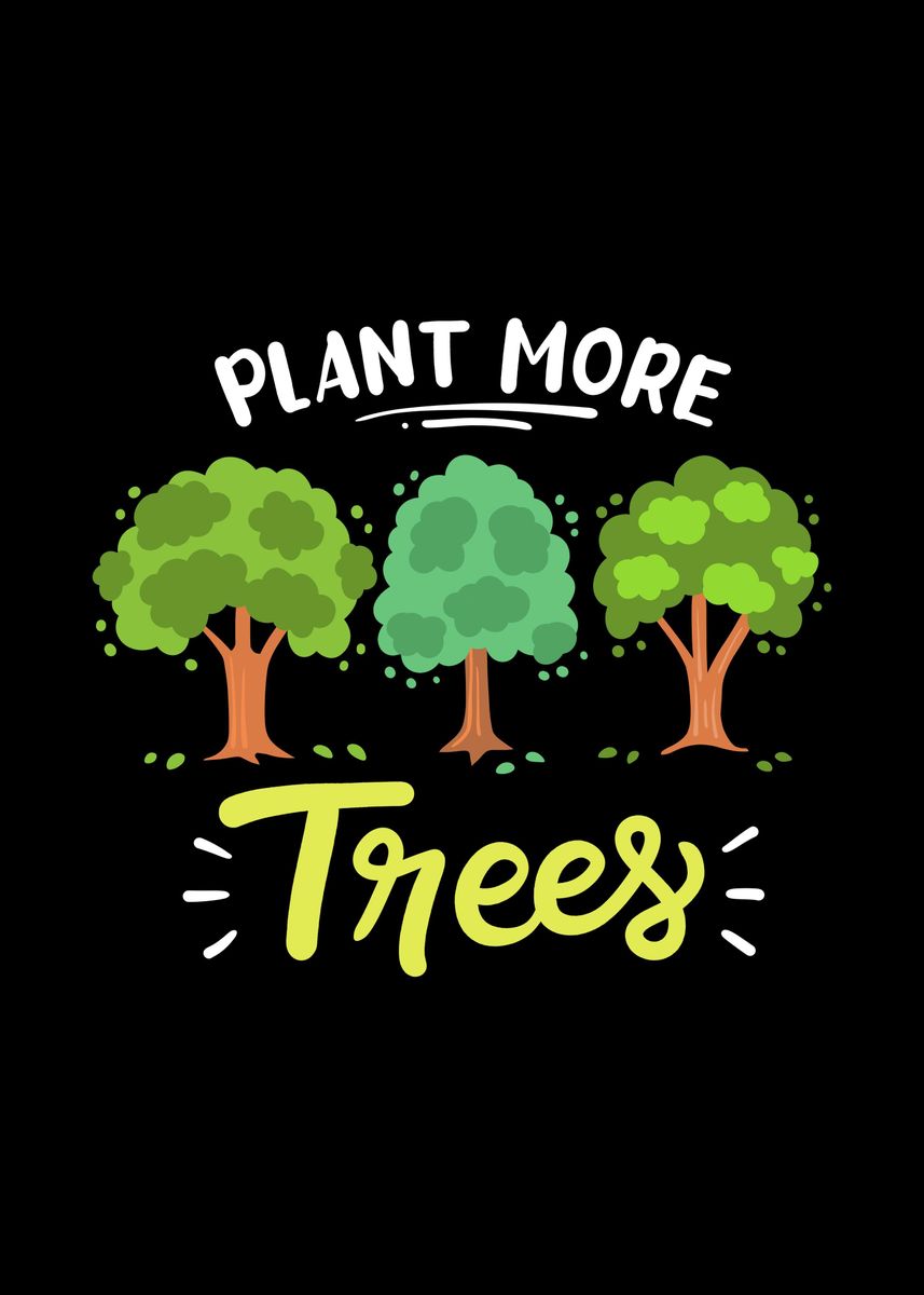 'Tree Environmental' Poster, picture, metal print, paint by Mealla ...