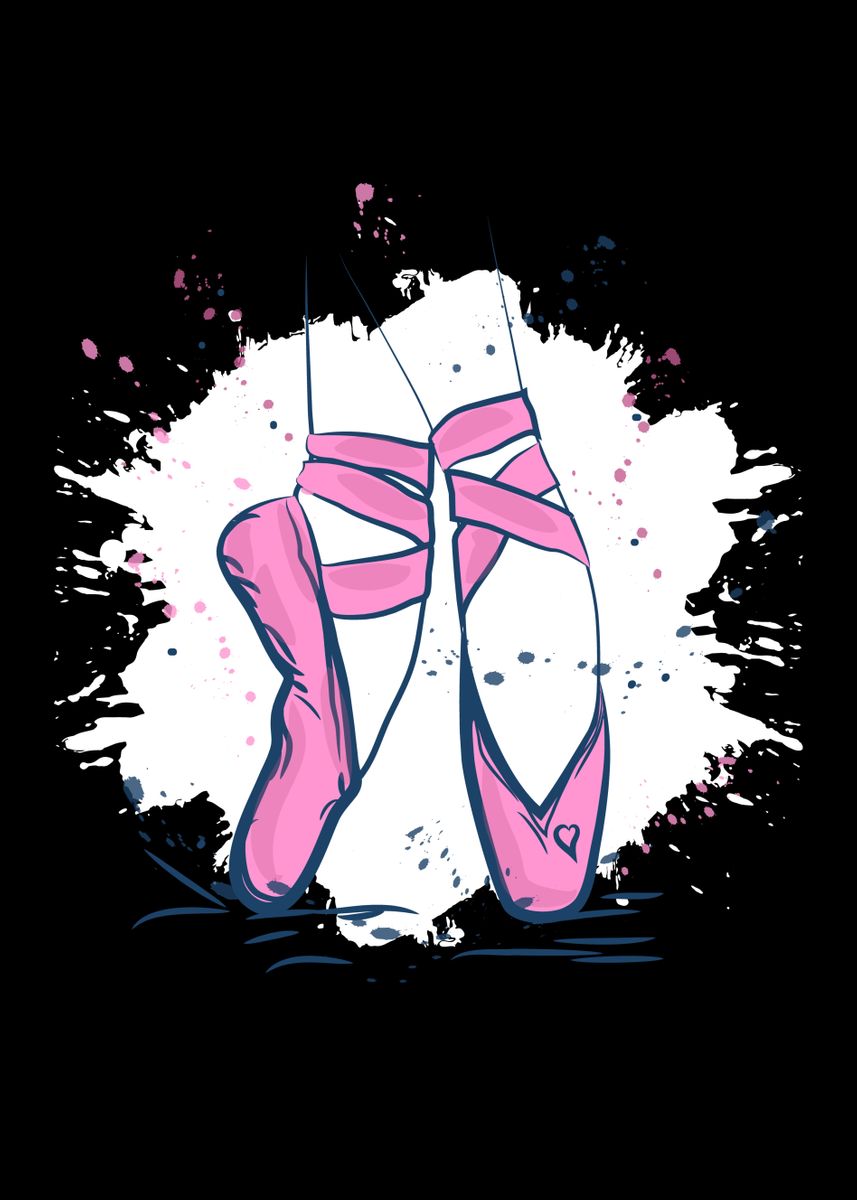 'Ballet Shoes Ballet Dance' Poster, picture, metal print, paint by ...