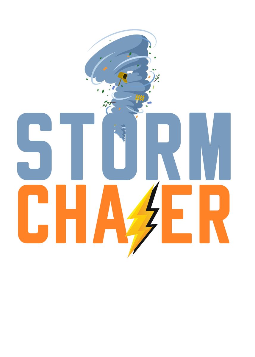 'Storm Chasers' Poster, picture, metal print, paint by ZS C O M M E R C ...