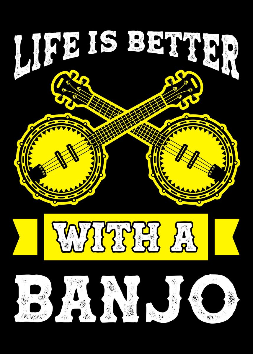 'Banjo' Poster by Hexor | Displate