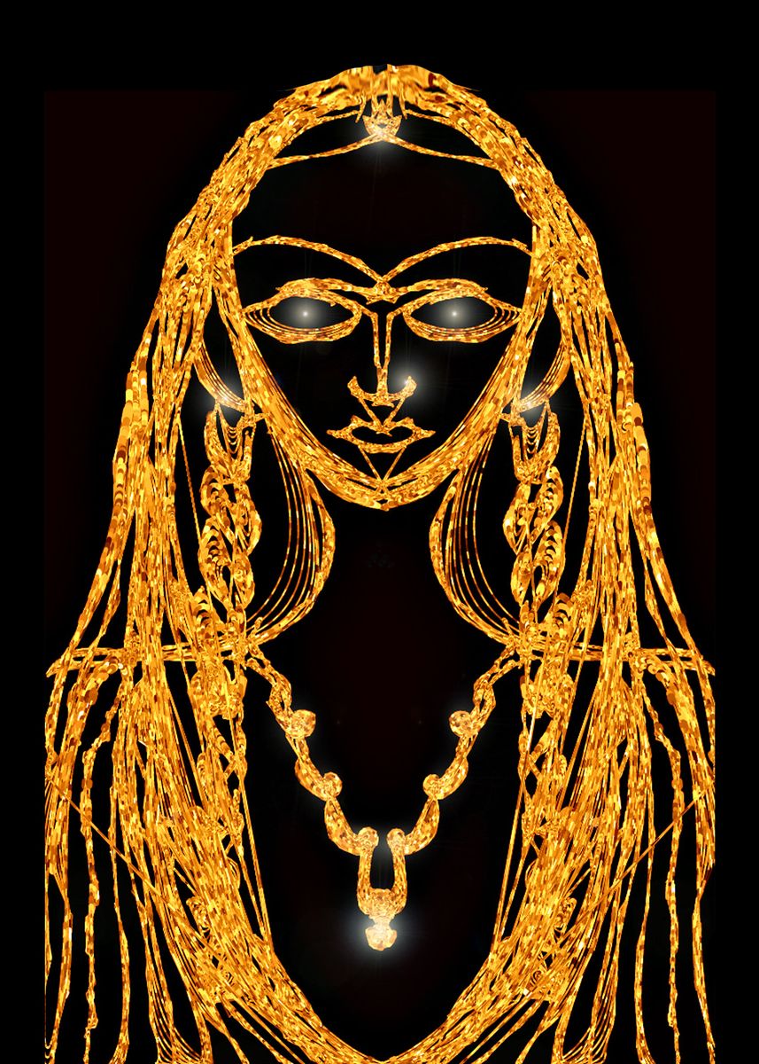 'The Goddess of Gold' Poster by Suyog Zen | Displate