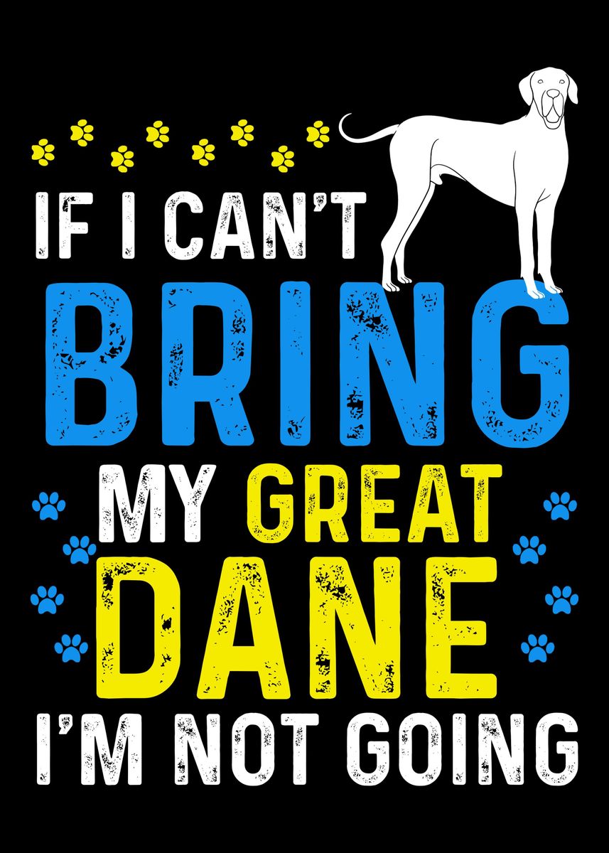 'Great Dane' Poster by Hexor | Displate
