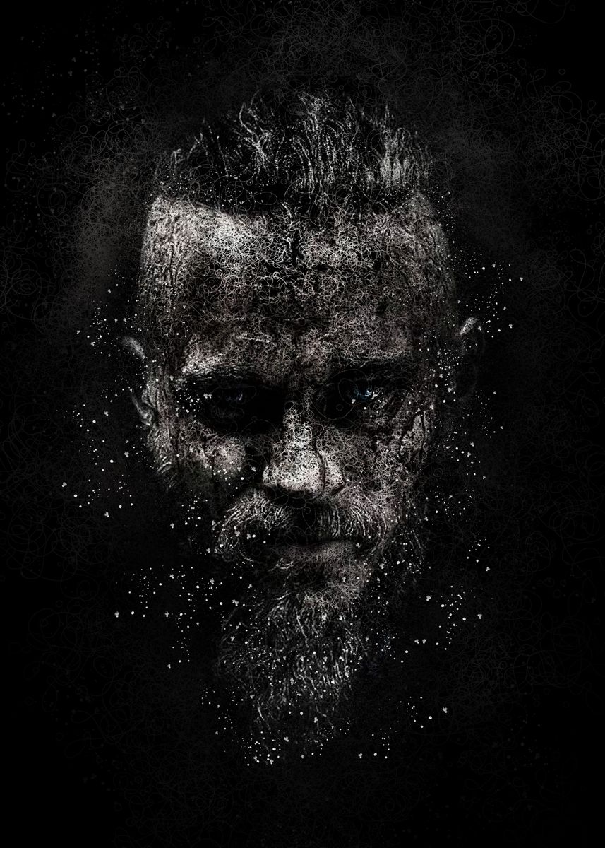 'Ragnar Lothbrok' Poster, picture, metal print, paint by Exclusive ...