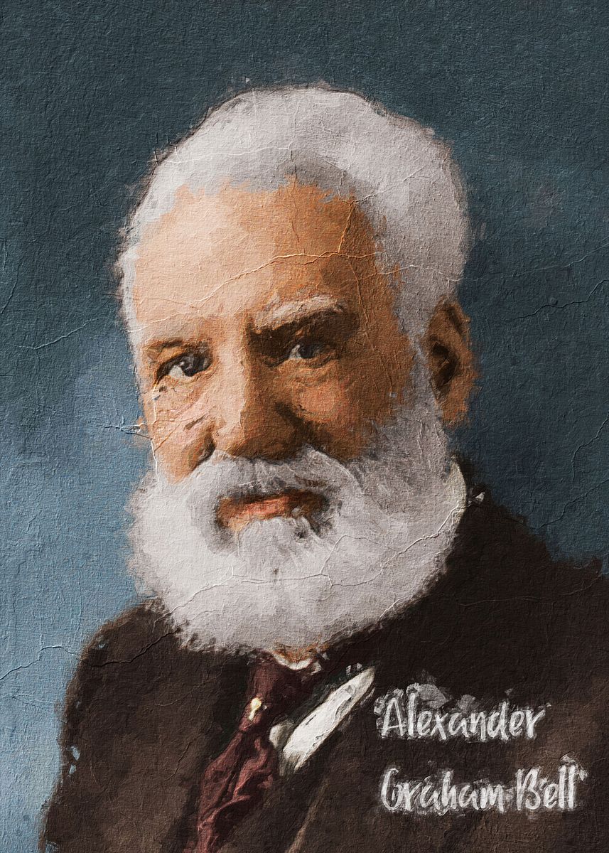 'Graham Bell Paintings' Poster, picture, metal print, paint by Kardus ...