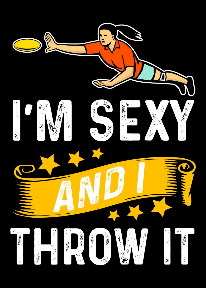 'Frisbee' Poster, picture, metal print, paint by Hexor | Displate