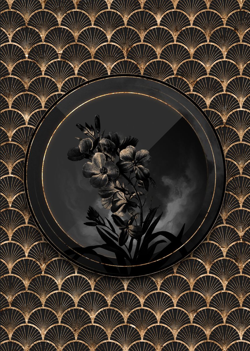 'Shadowy Gold Cheiranthus ' Poster, picture, metal print, paint by Holy ...