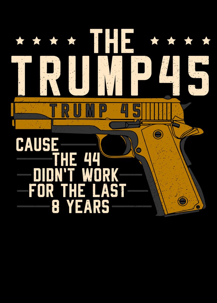 'Trump 2020' Poster, picture, metal print, paint by ZS C O M M E R C E ...