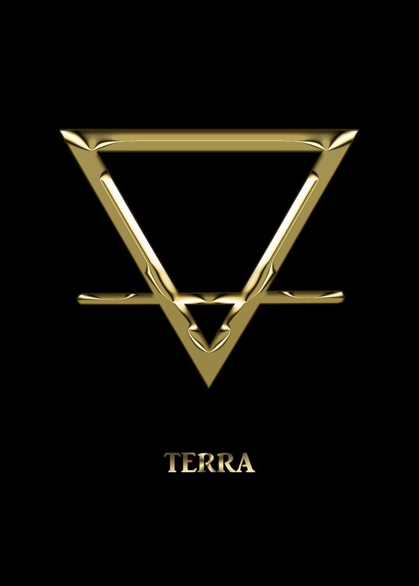 'EARTH ELEMENT' Poster, picture, metal print, paint by TroisiemeOeil ...