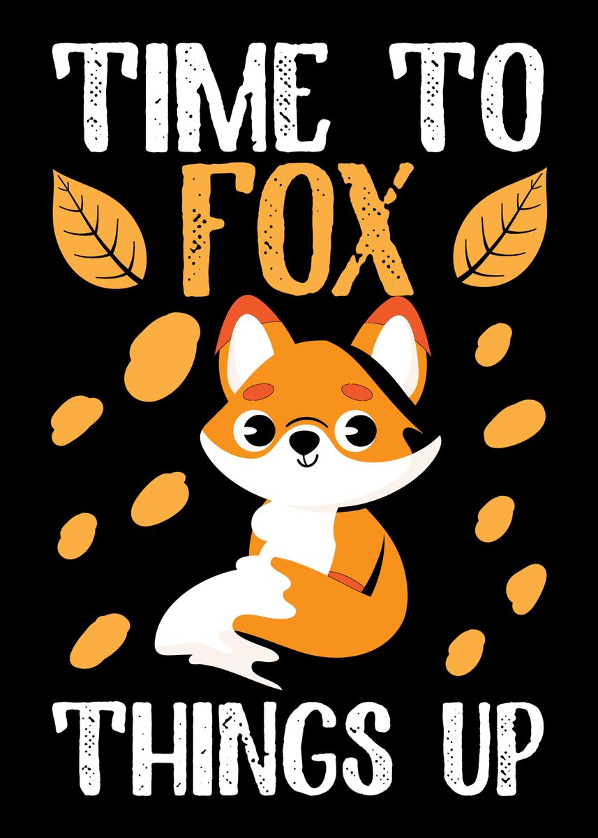 'Fox' Poster, picture, metal print, paint by Hexor | Displate